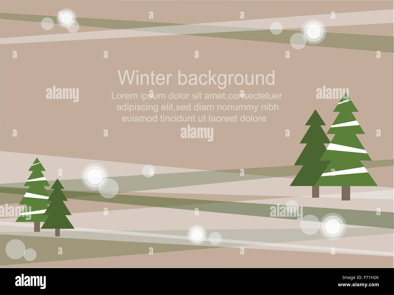 winter background ,tree 4 Stock Vector Image & Art - Alamy