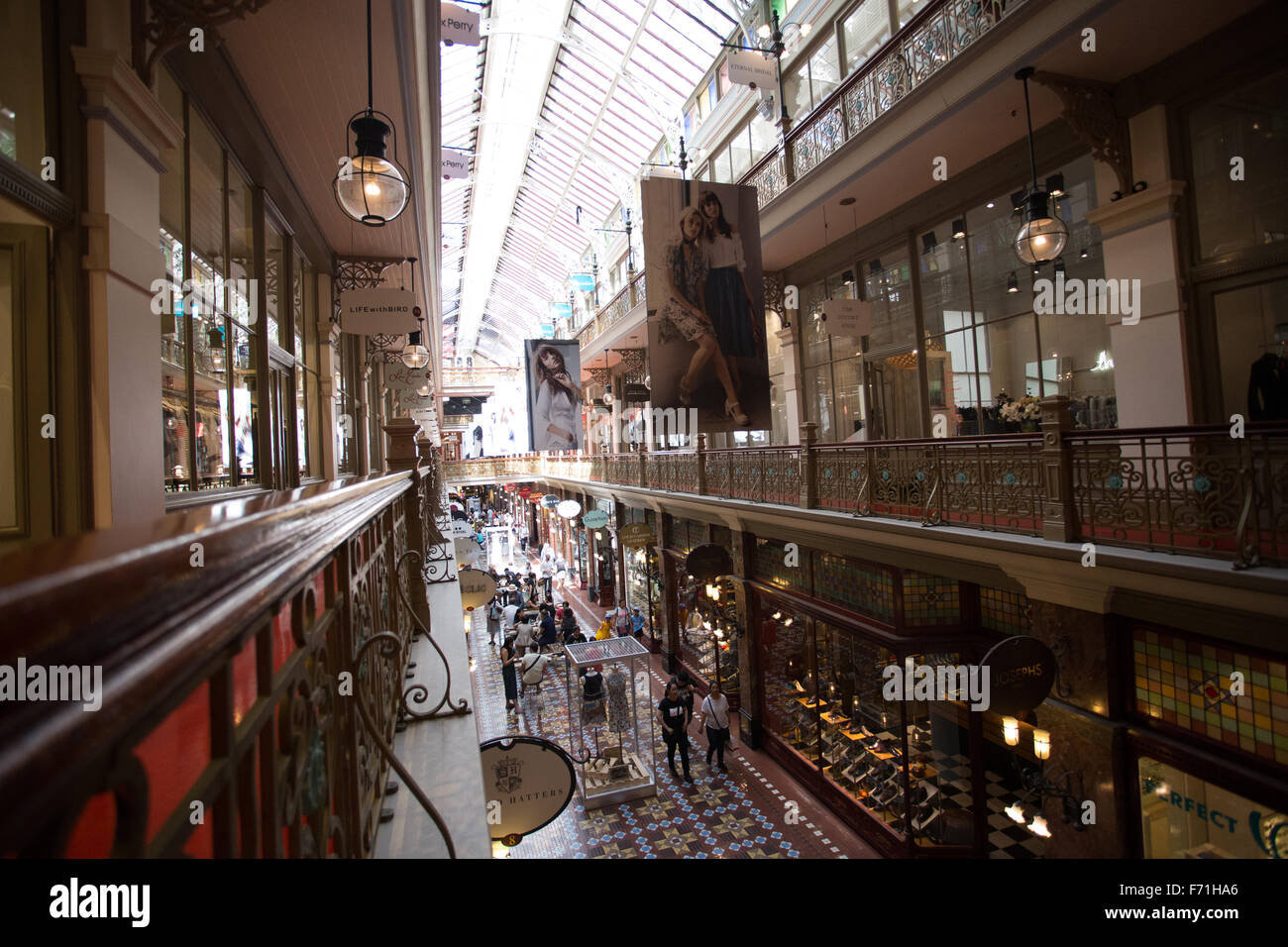 inside Strand Arcade Sydney shopping mall Stock Photo - Alamy