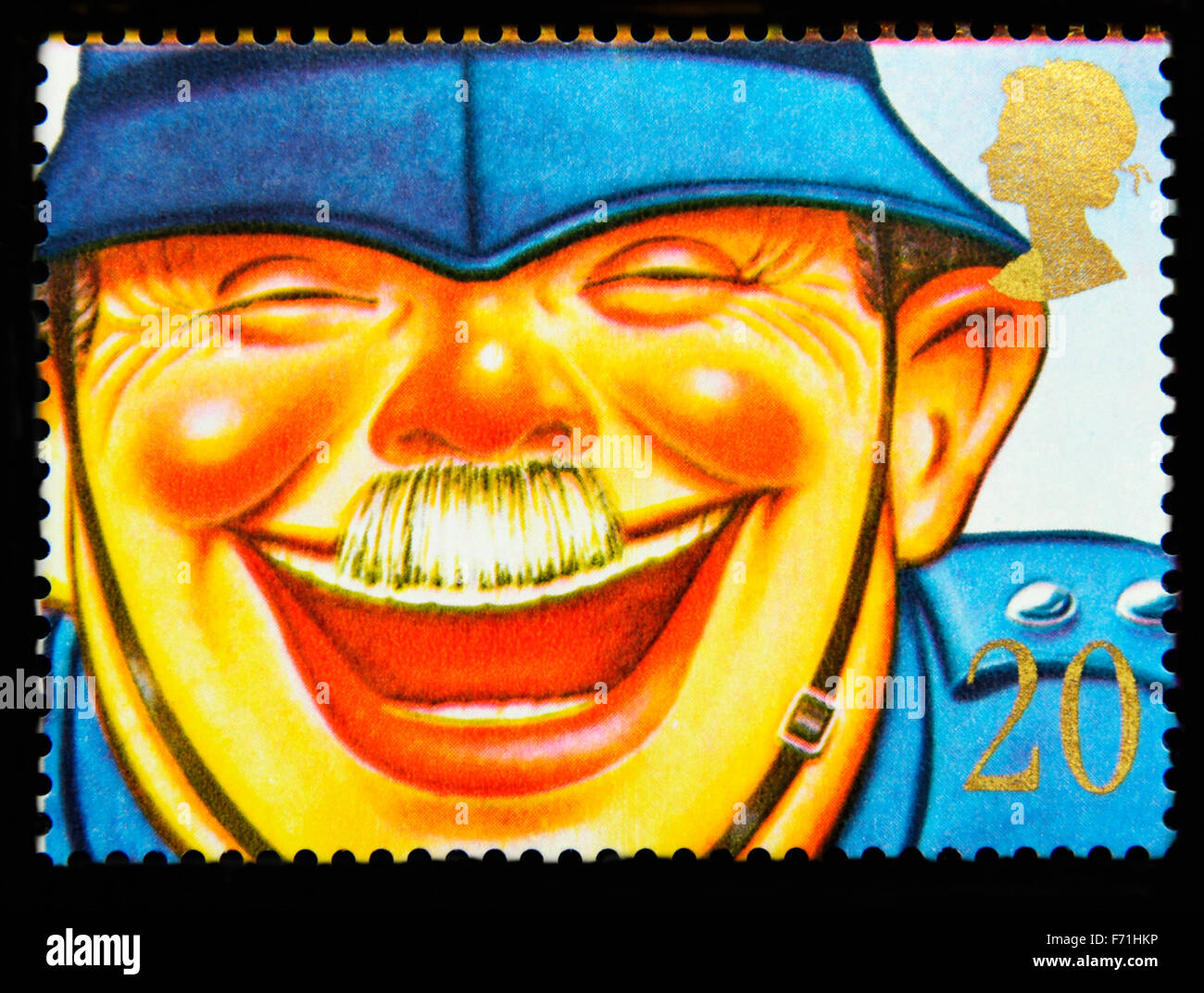 Postage stamp. Great Britain. Queen Elizabeth II. 1990. Greetings ...