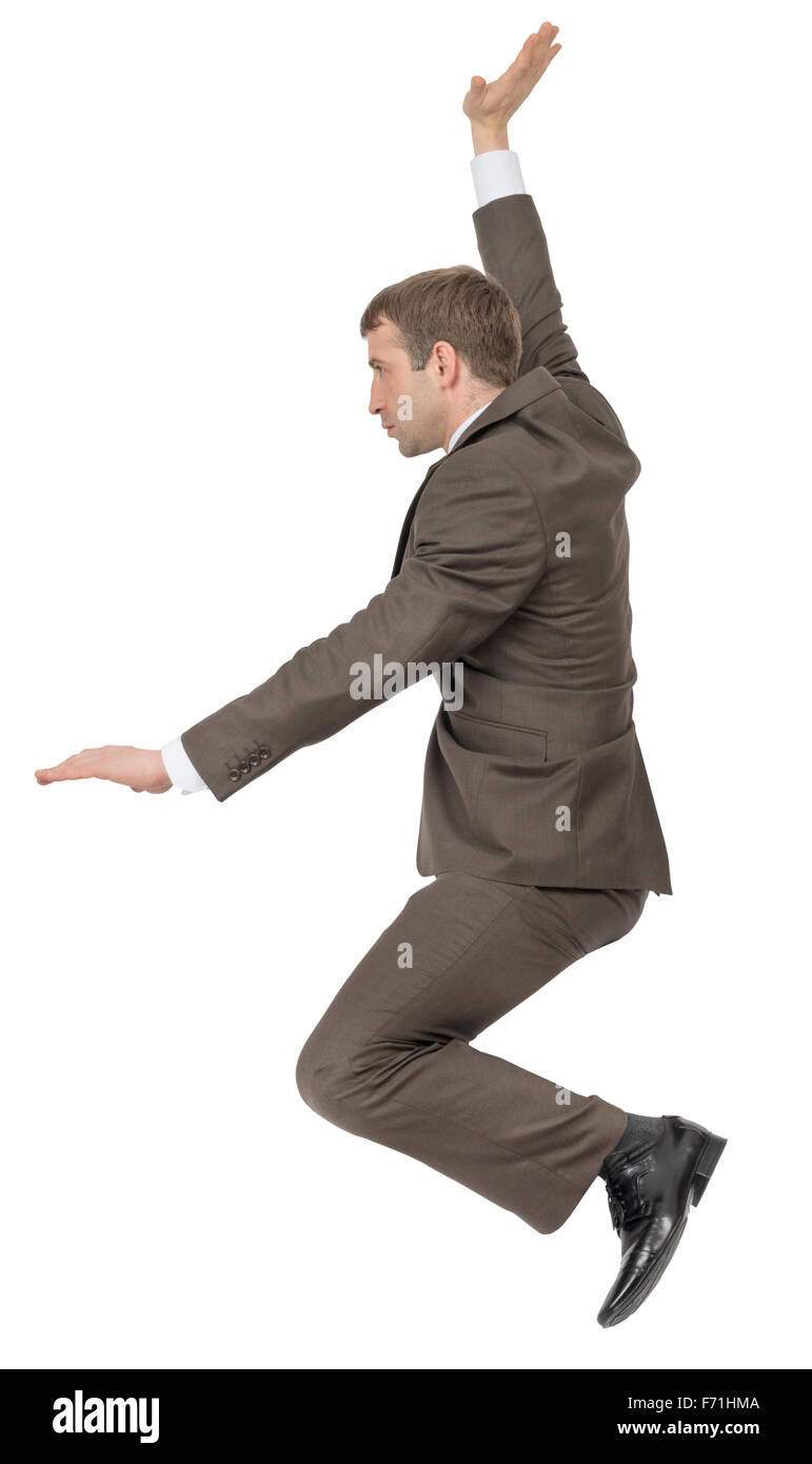 Person in formal suit sitting Cut Out Stock Images & Pictures - Alamy