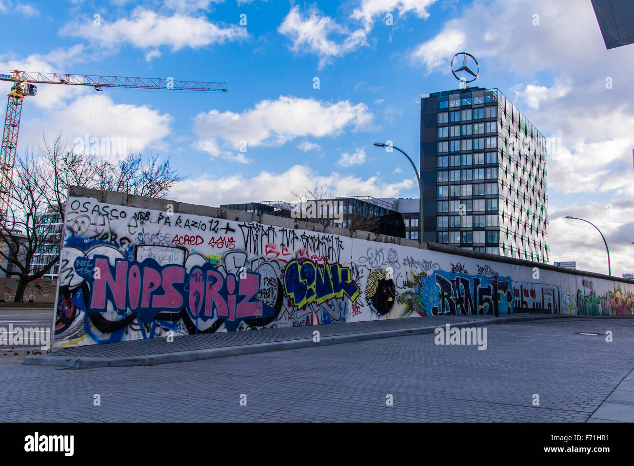 Sections of the Berlin Wall in Berlin Germany Stock Photo - Alamy