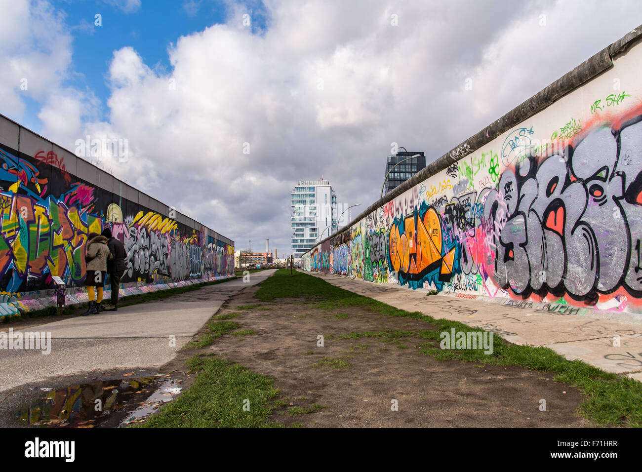Sections of the Berlin Wall in Berlin Germany Stock Photo - Alamy