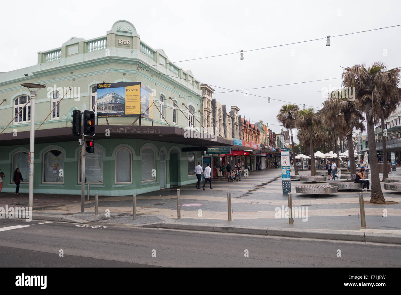 Manly Corso building Stock Photo - Alamy