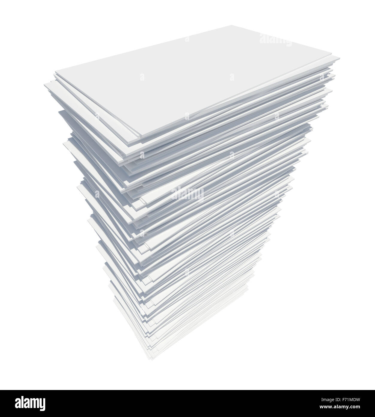 White paper tower Stock Photo - Alamy
