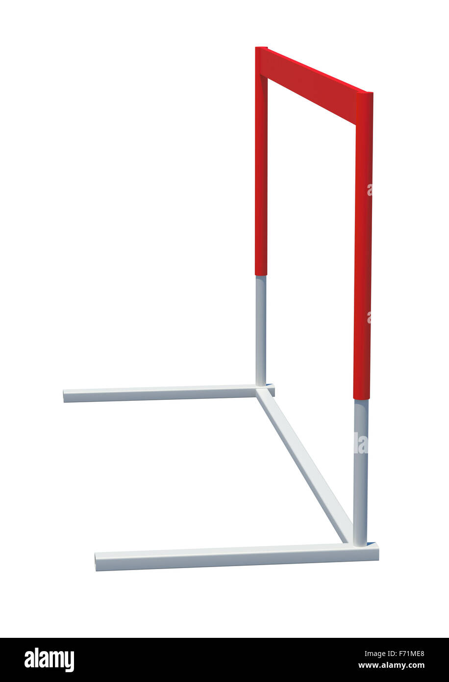 Treadmill barrier, side view Stock Photo - Alamy