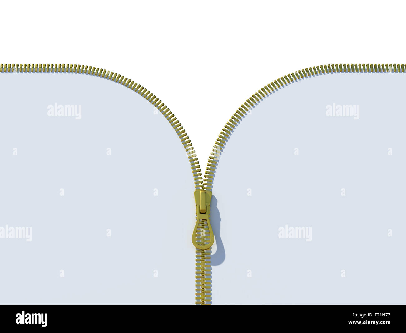 Zipper on white Stock Photo - Alamy