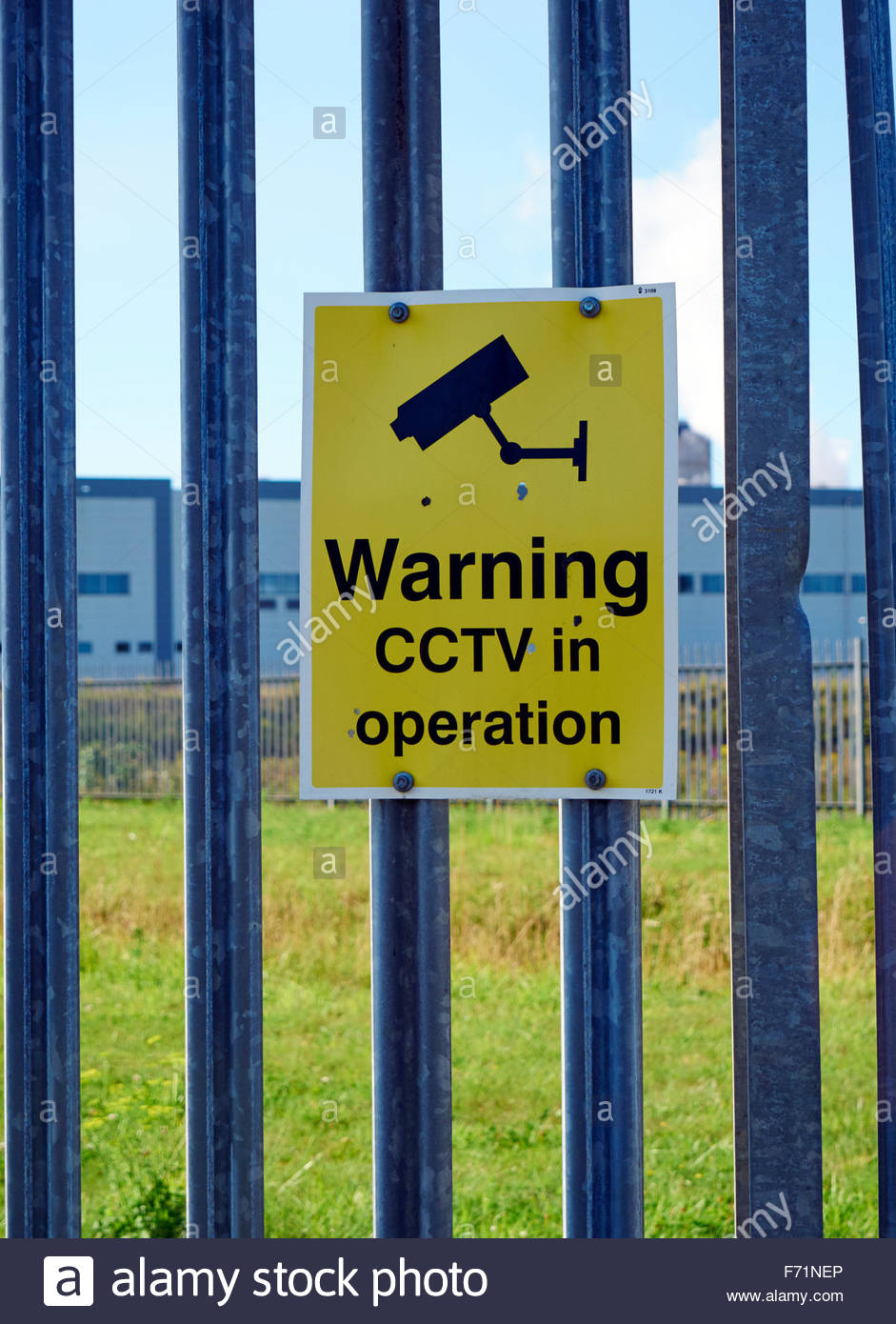 Warning Cctv In Operation Sign High Resolution Stock Photography and ...