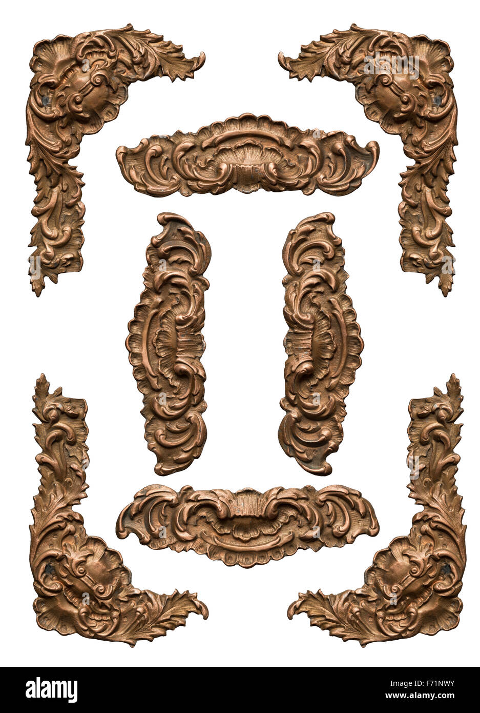 Vintage frame elements hi-res stock photography and images - Alamy