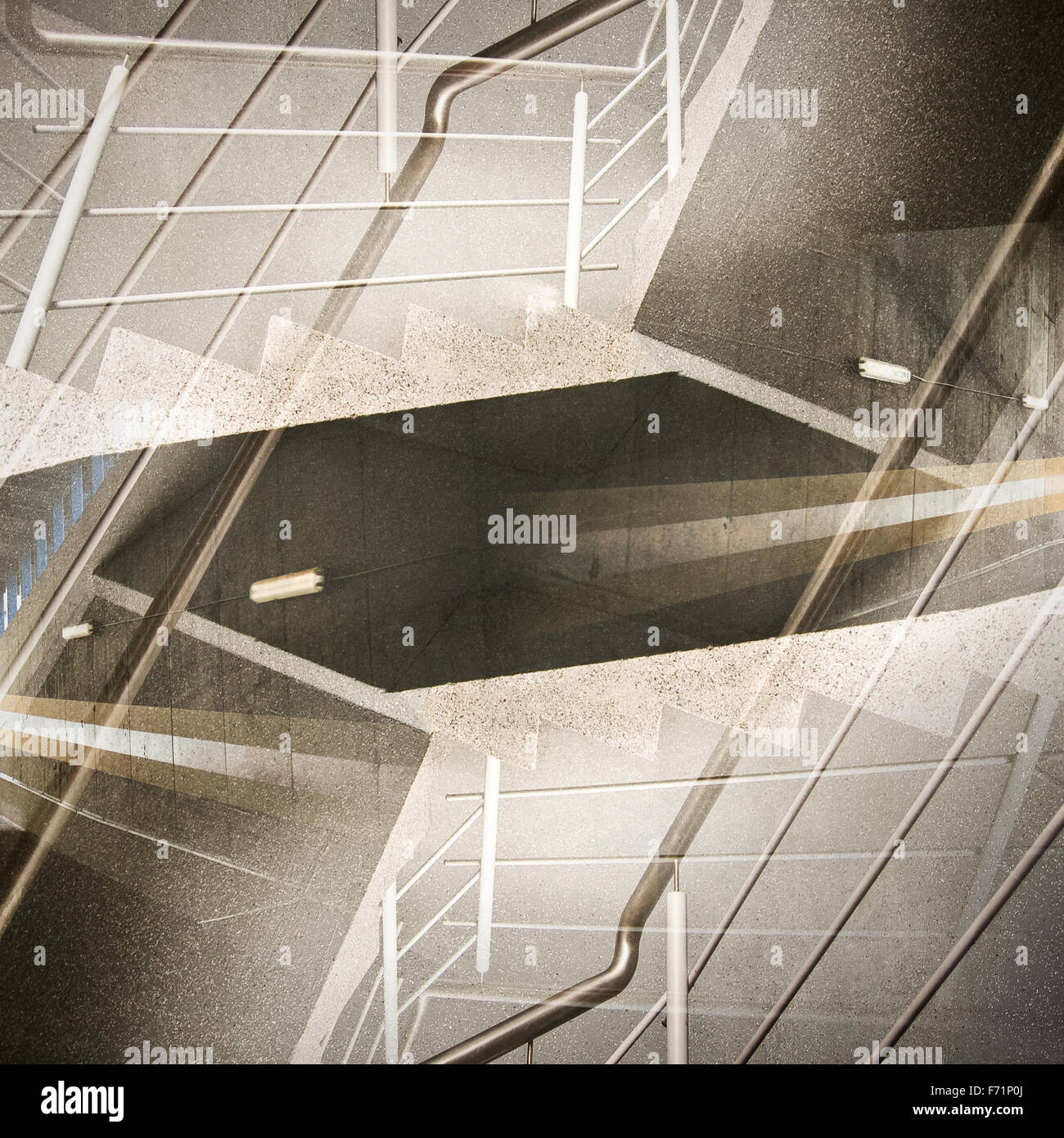 Architecture with double exposure hi-res stock photography and images ...