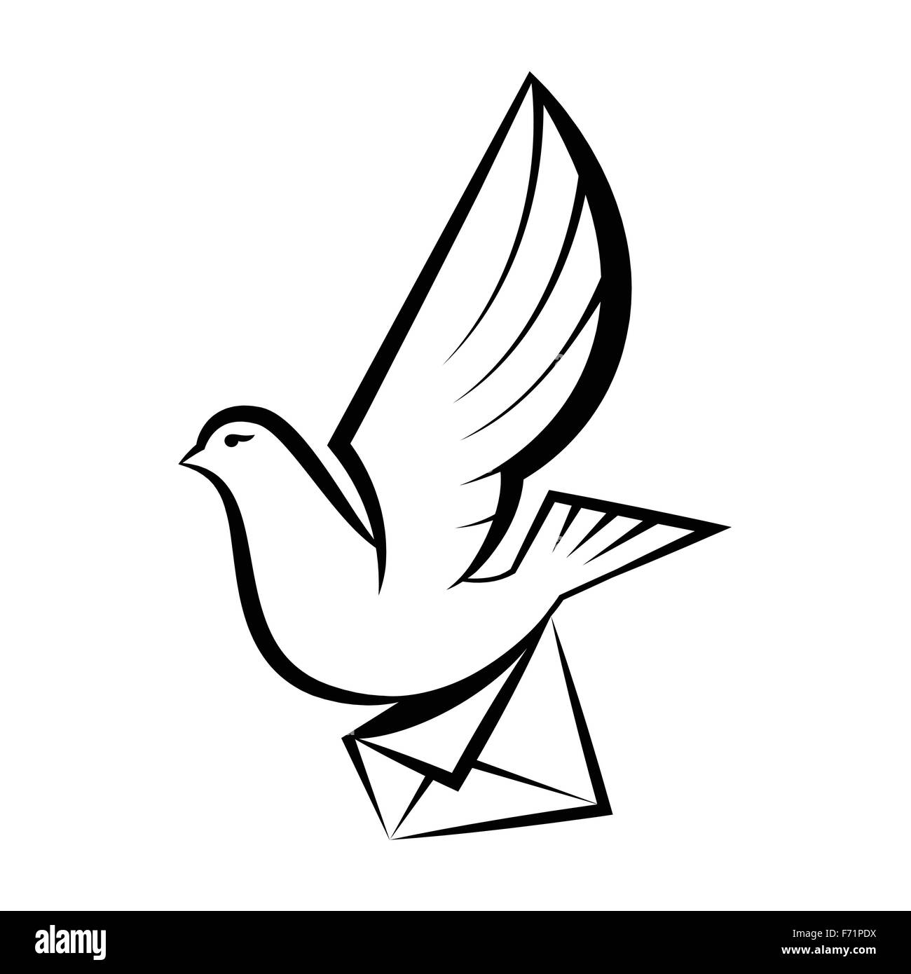 Letter pigeon mail hi-res stock photography and images - Alamy