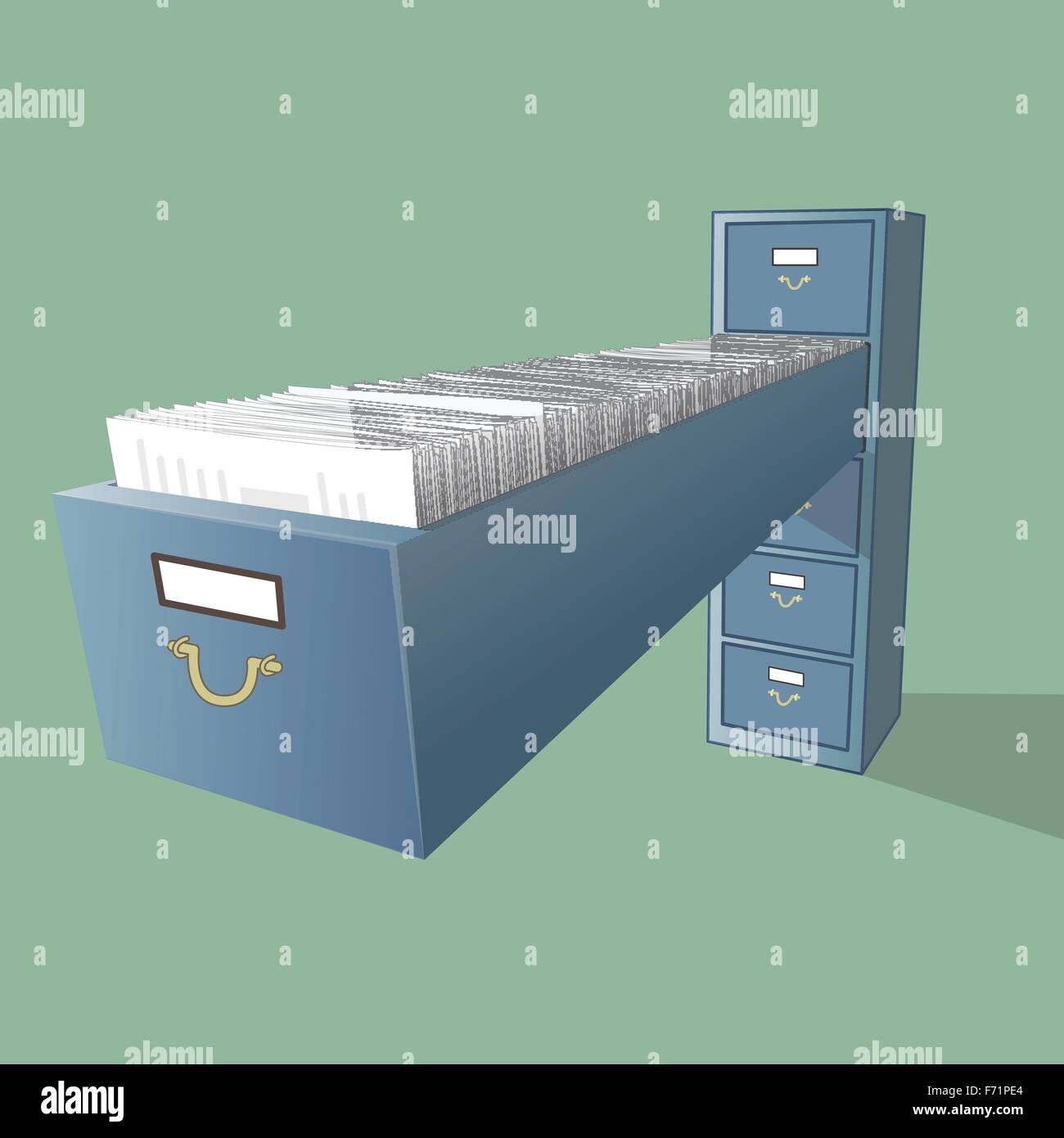Archives box Stock Vector Images - Alamy