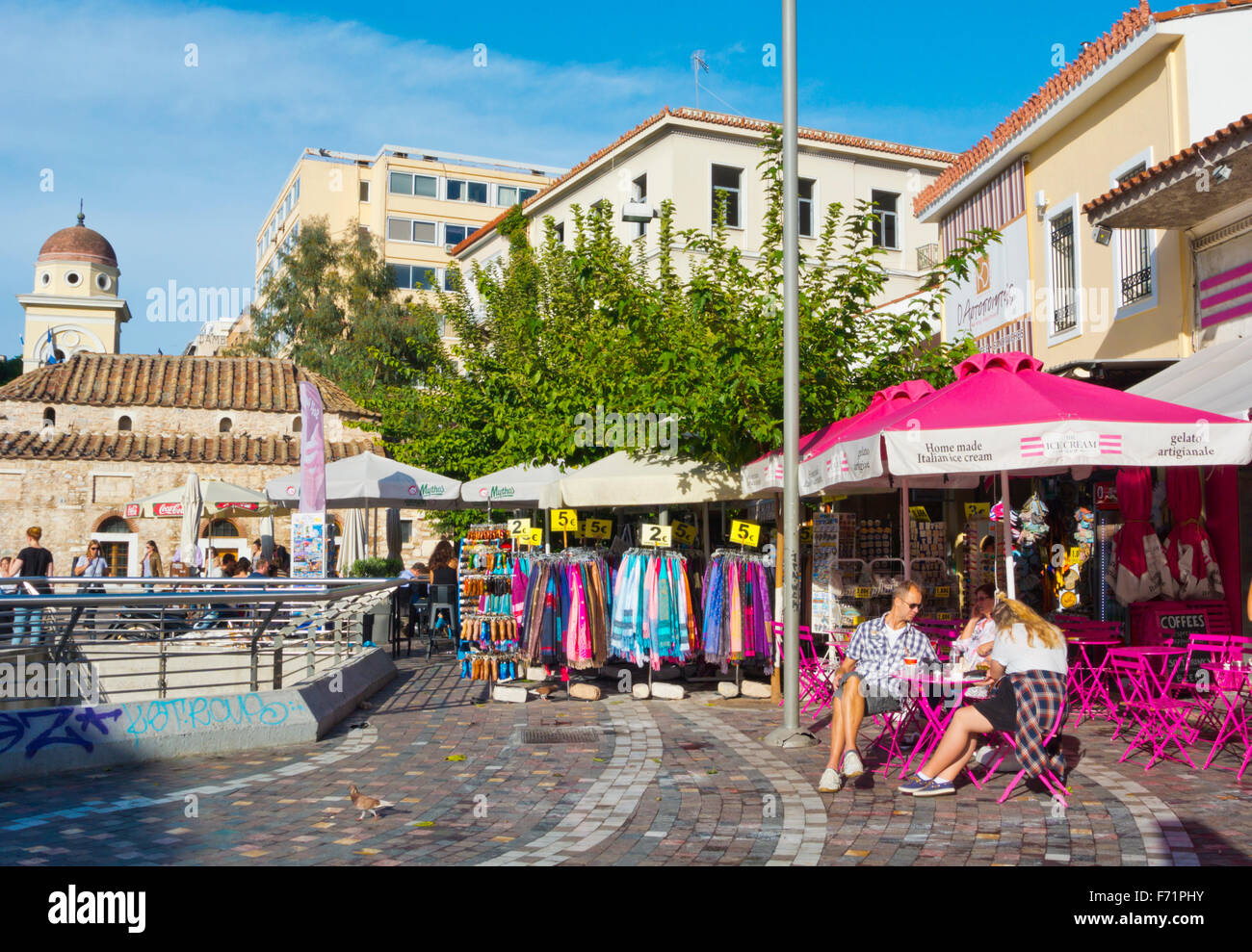 Monastiraki square, Athens, Greece Stock Photo - Alamy