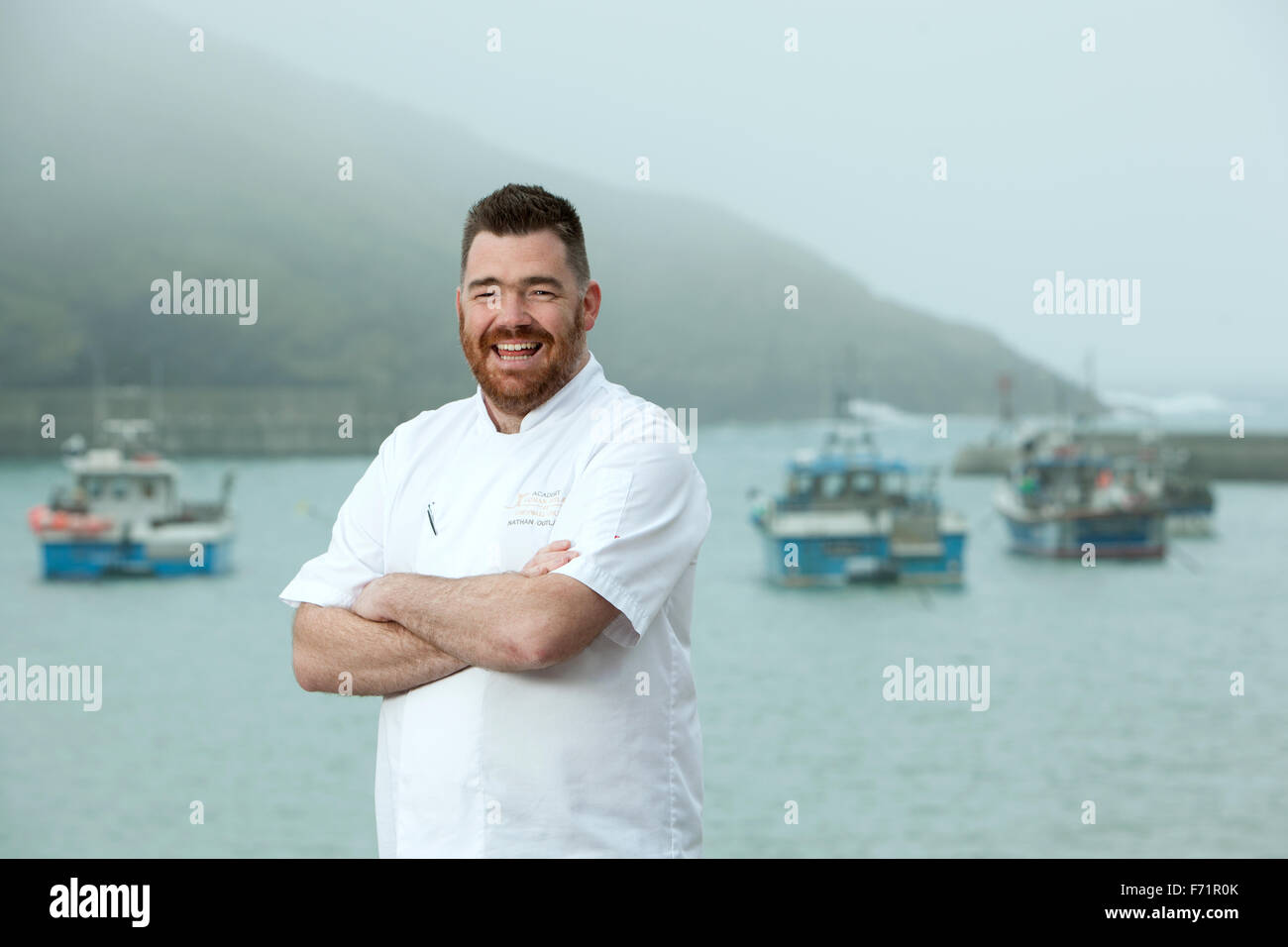 Cornwall based Celebrity Chef Nathan Outlaw Stock Photo - Alamy