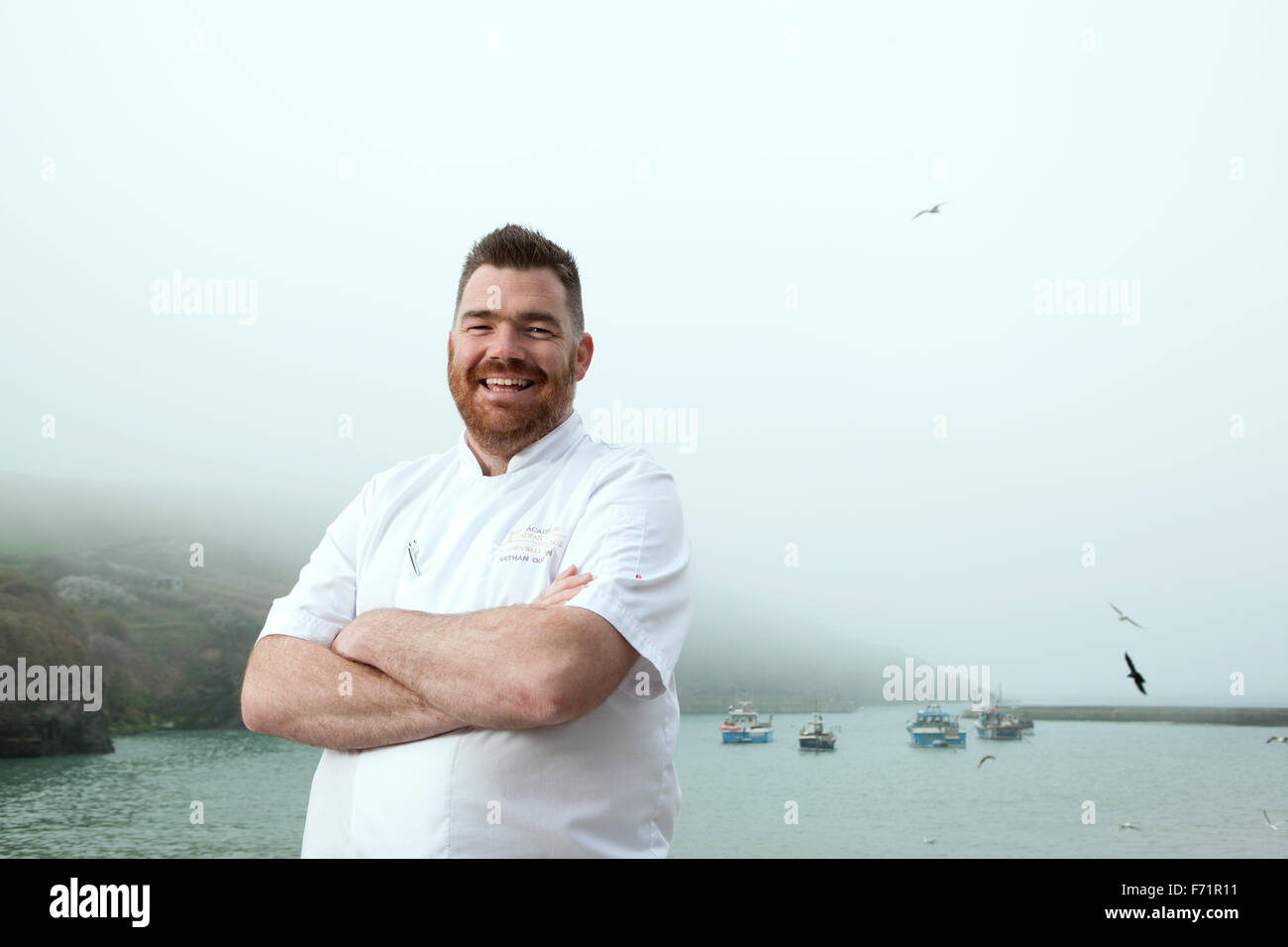 Cornwall based Celebrity Chef Nathan Outlaw Stock Photo - Alamy
