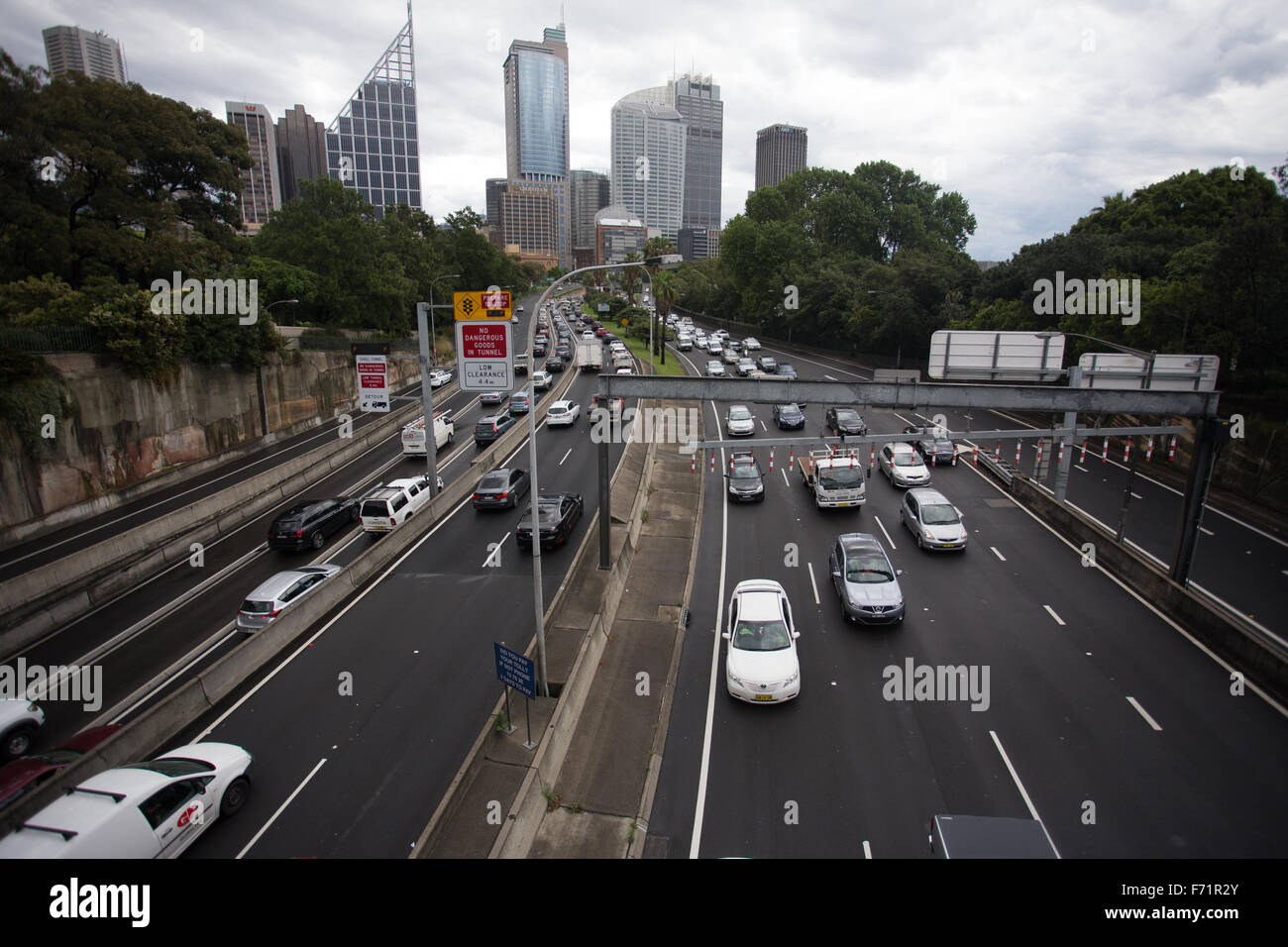 sydney highway traffic Stock Photo - Alamy