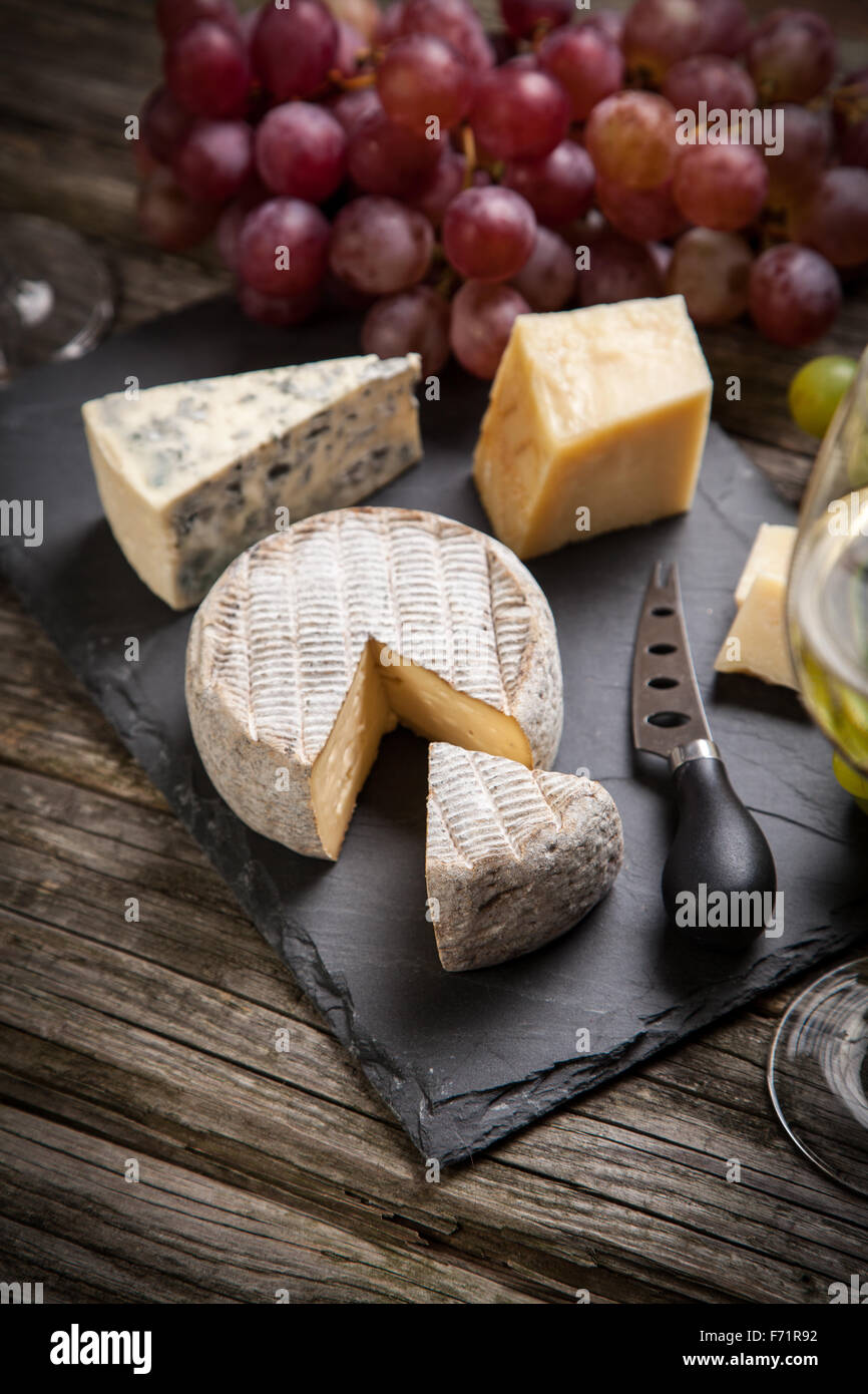 French soft cheese Stock Photo - Alamy
