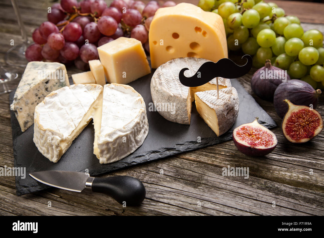 French soft cheese Stock Photo - Alamy