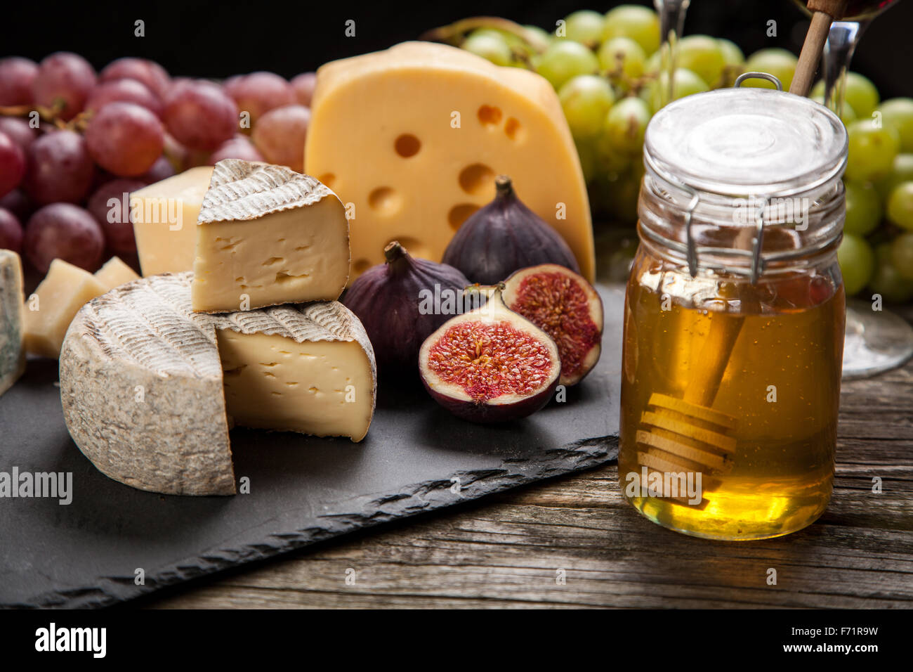 French soft cheese Stock Photo - Alamy