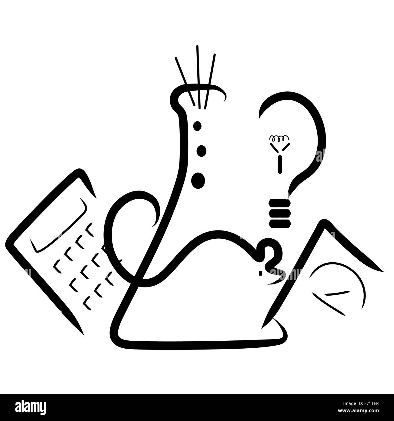 A stylized logo with elements for a science fair. A beaker, a mouse,a ...