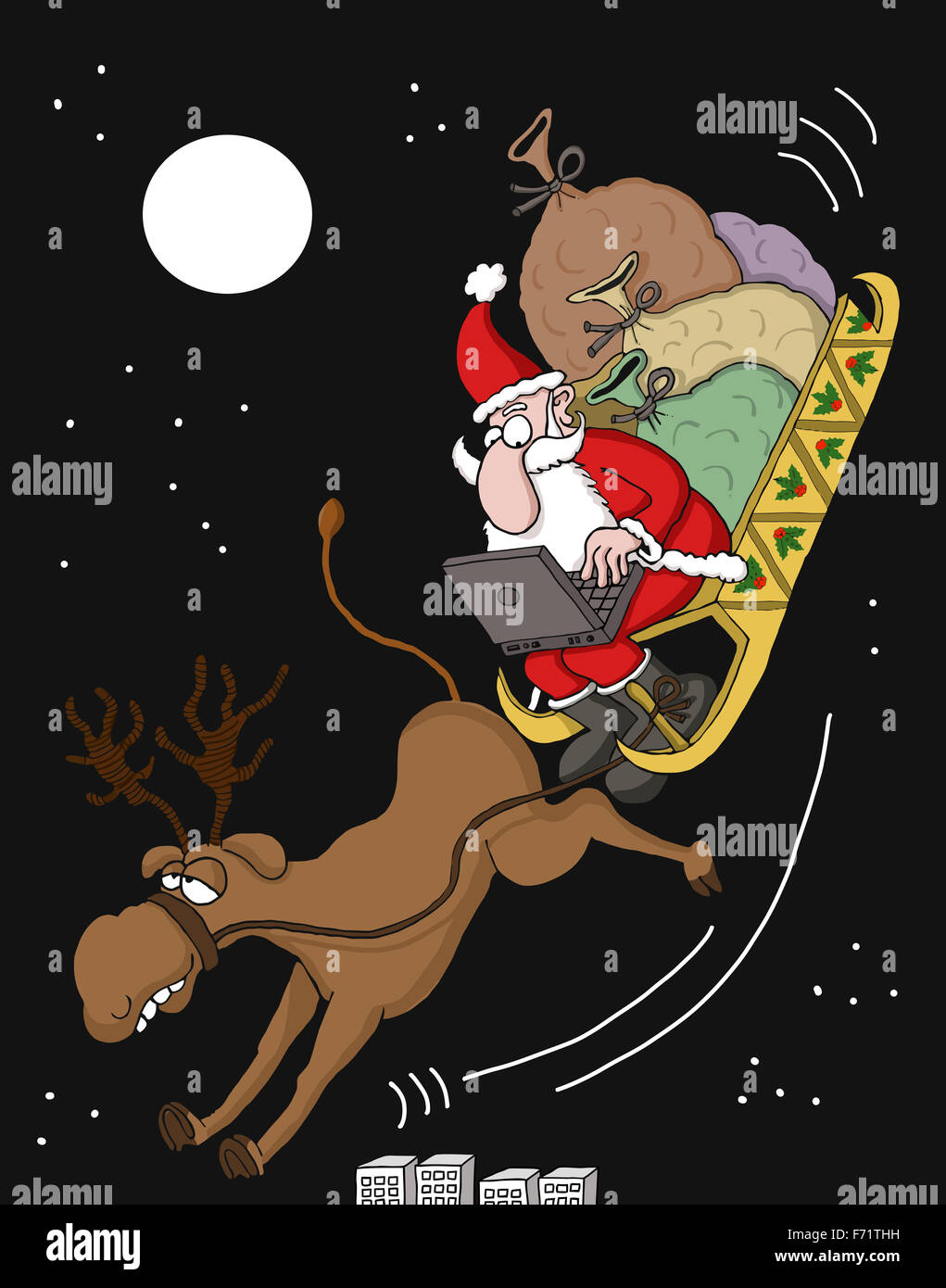 Cartoon santa ideas hi-res stock photography and images - Alamy