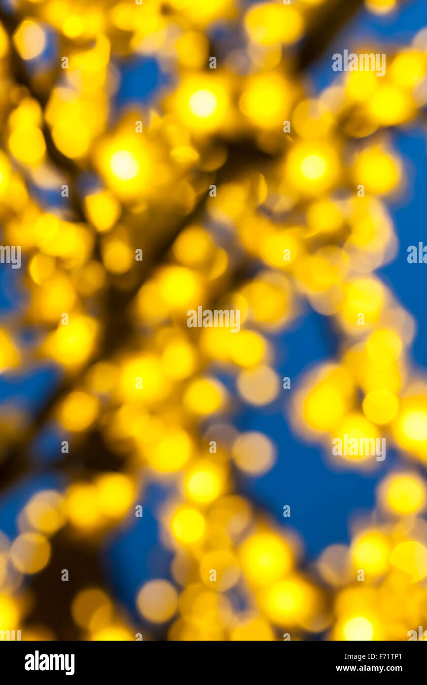 Blue and yellow lights hi-res stock photography and images - Alamy