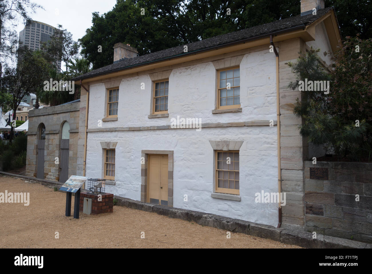 Sydney Cadmans Cottage Stock Photo - Alamy