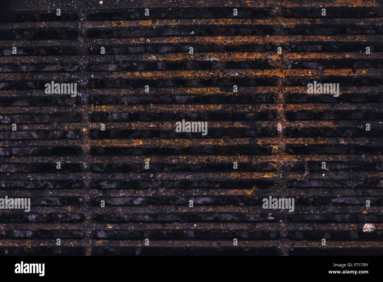 Rusty metal grill plate texture, top view Stock Photo - Alamy