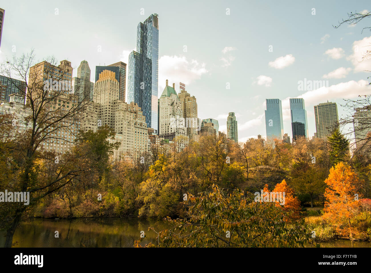 A view from Central Park, Manhattan, New York City, USA Stock Photo - Alamy
