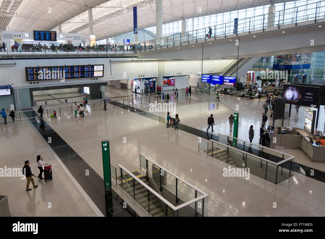 inside hong kong airport Stock Photo - Alamy