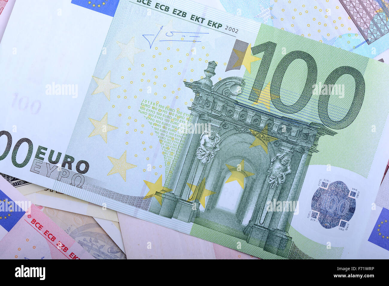 European banknotes, Euro currency from Europe, Euros Stock Photo - Alamy