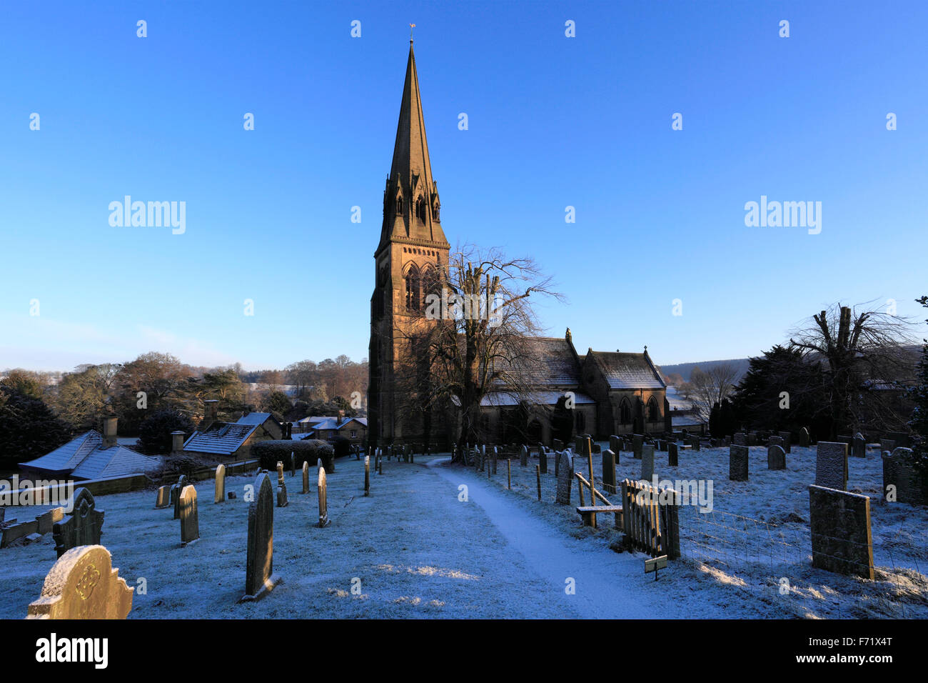 Chatsworth estate village hi-res stock photography and images - Alamy