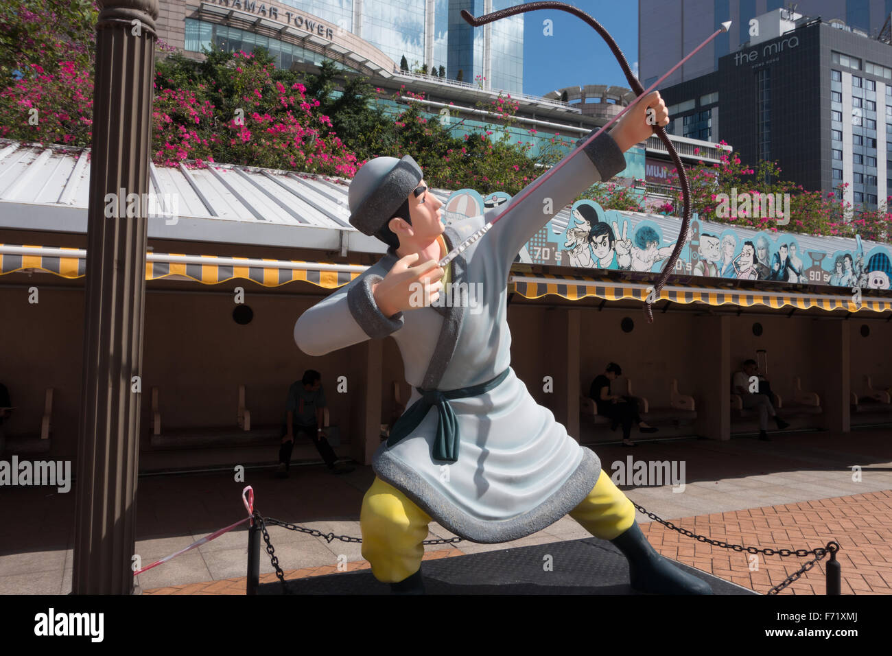 hong kong comic book character statue Stock Photo - Alamy