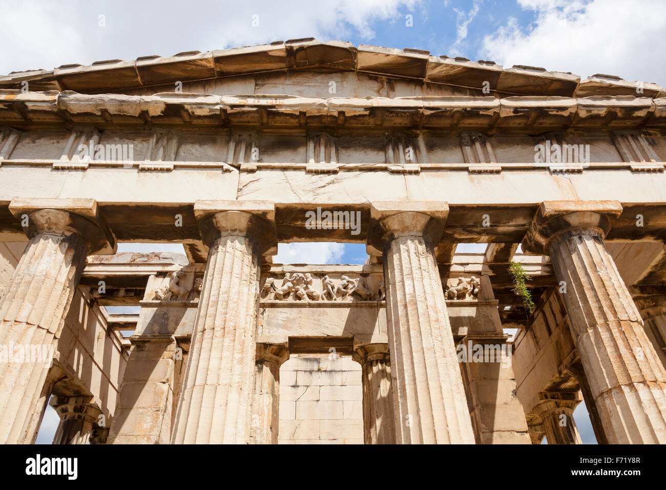 Temple of Hephaestus, Ancient Agora of Athens, Athens, Greece Stock ...