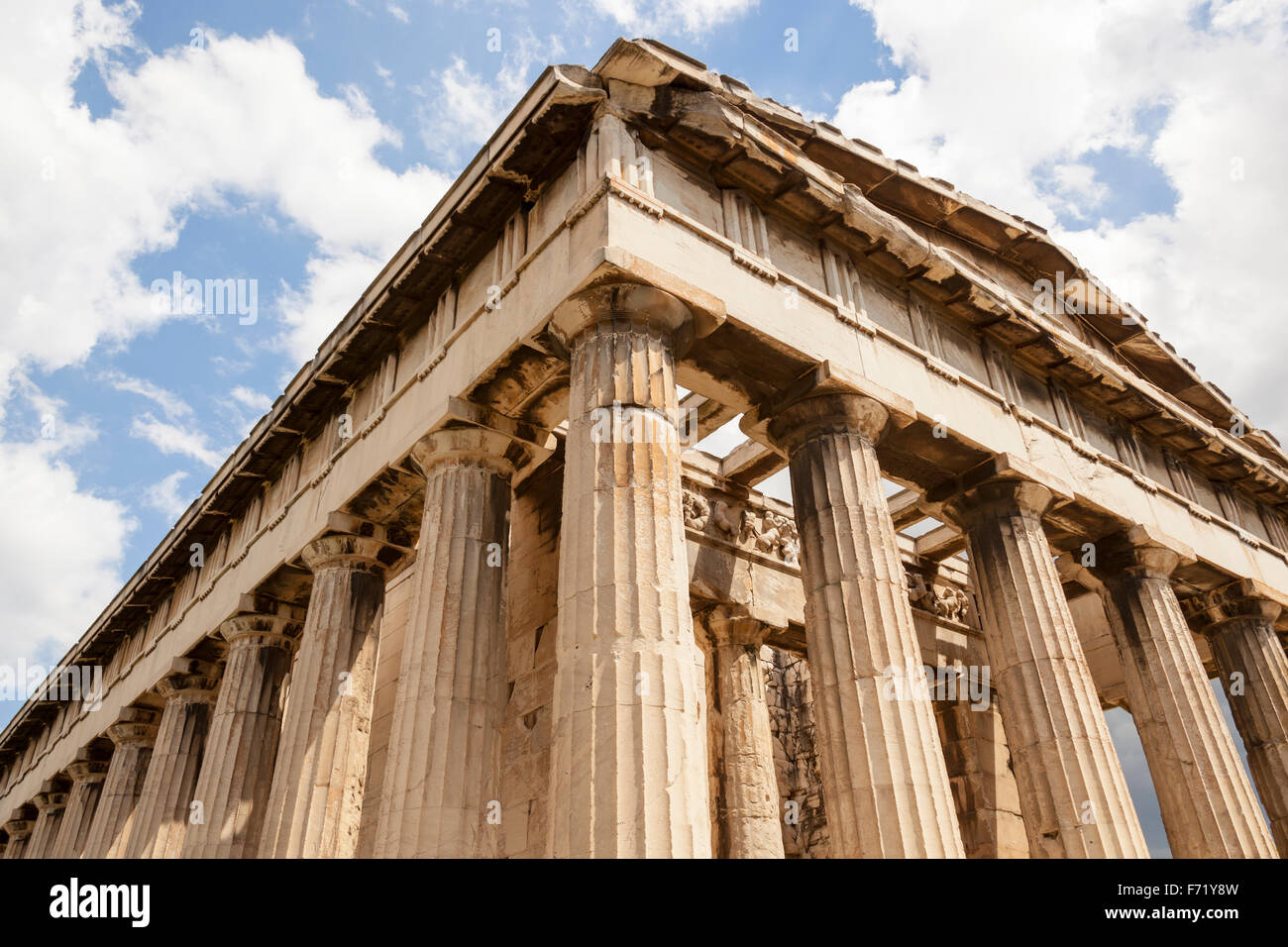 Temple of Hephaestus, Ancient Agora of Athens, Athens, Greece Stock ...