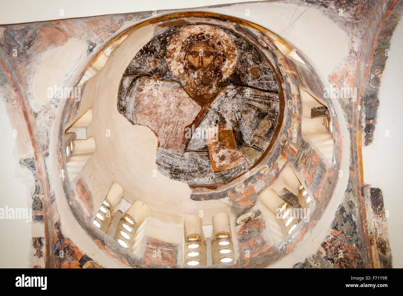 Ceiling painting of Christ, Church of the Holy Apostles, (Holy Apostles ...