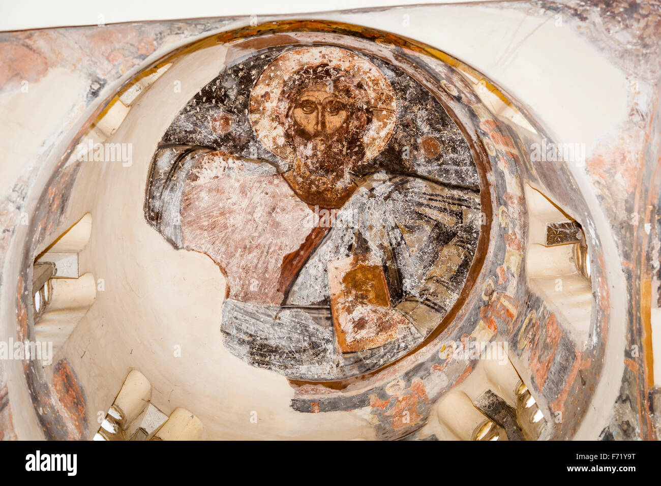 Ceiling painting of Christ, Church of the Holy Apostles, (Holy Apostles ...