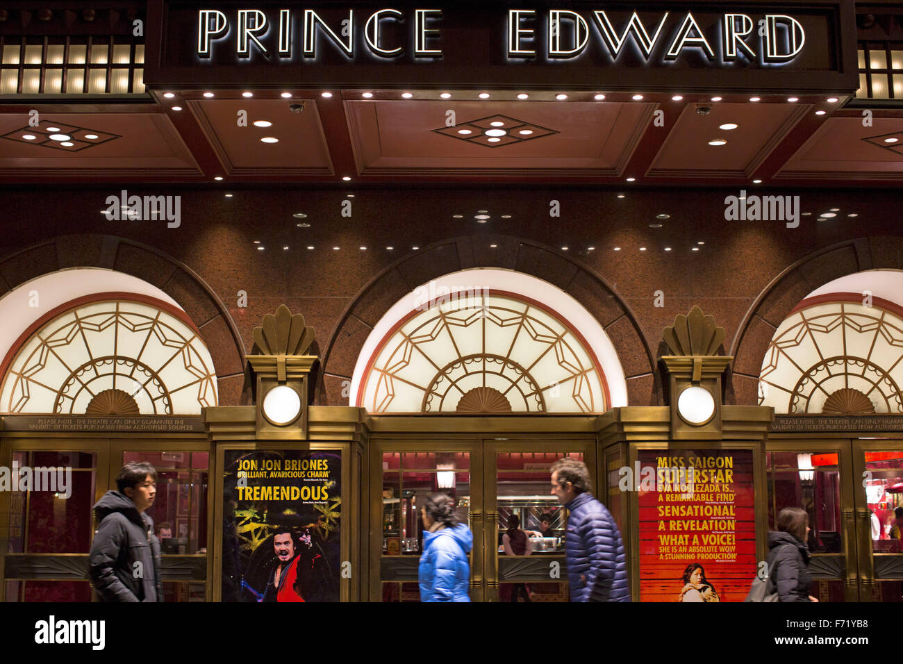 "Miss Saigon" at Prince Edward Theatre in London's West End Stock Photo ...