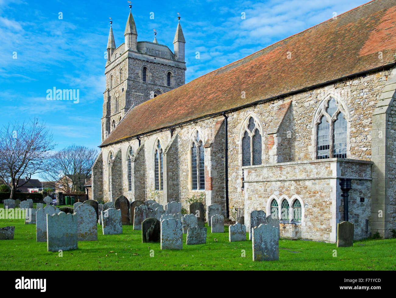 St Nicholas Church, New Romney, Romney Marsh, Kent UK Stock Photo - Alamy