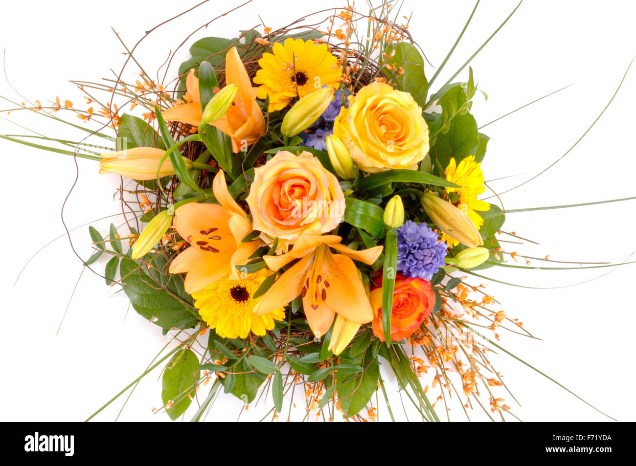 bunch of spring flowers Stock Photo - Alamy