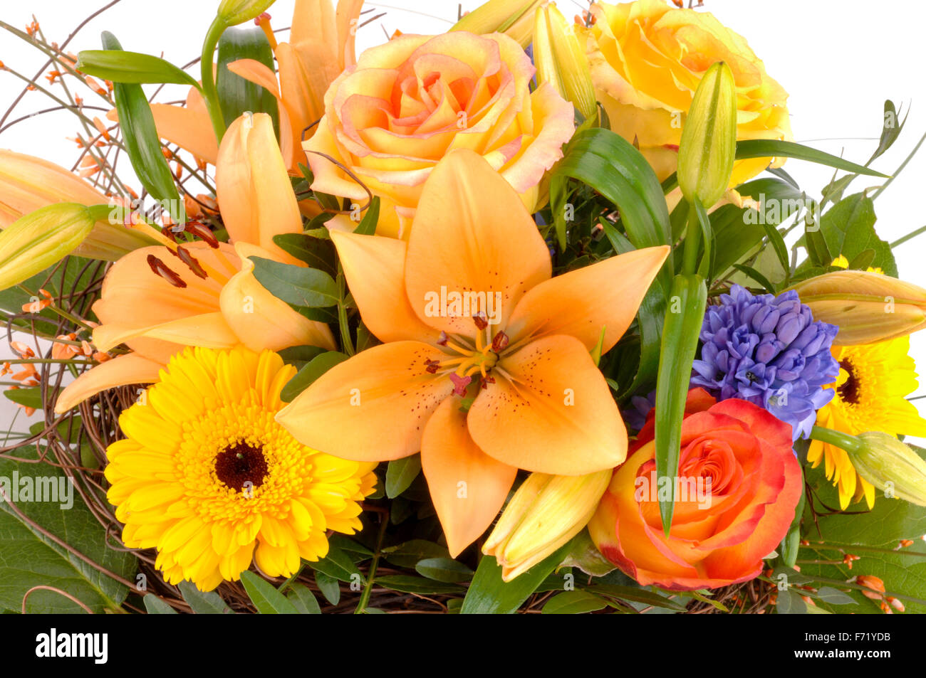 bunch of spring flowers Stock Photo - Alamy
