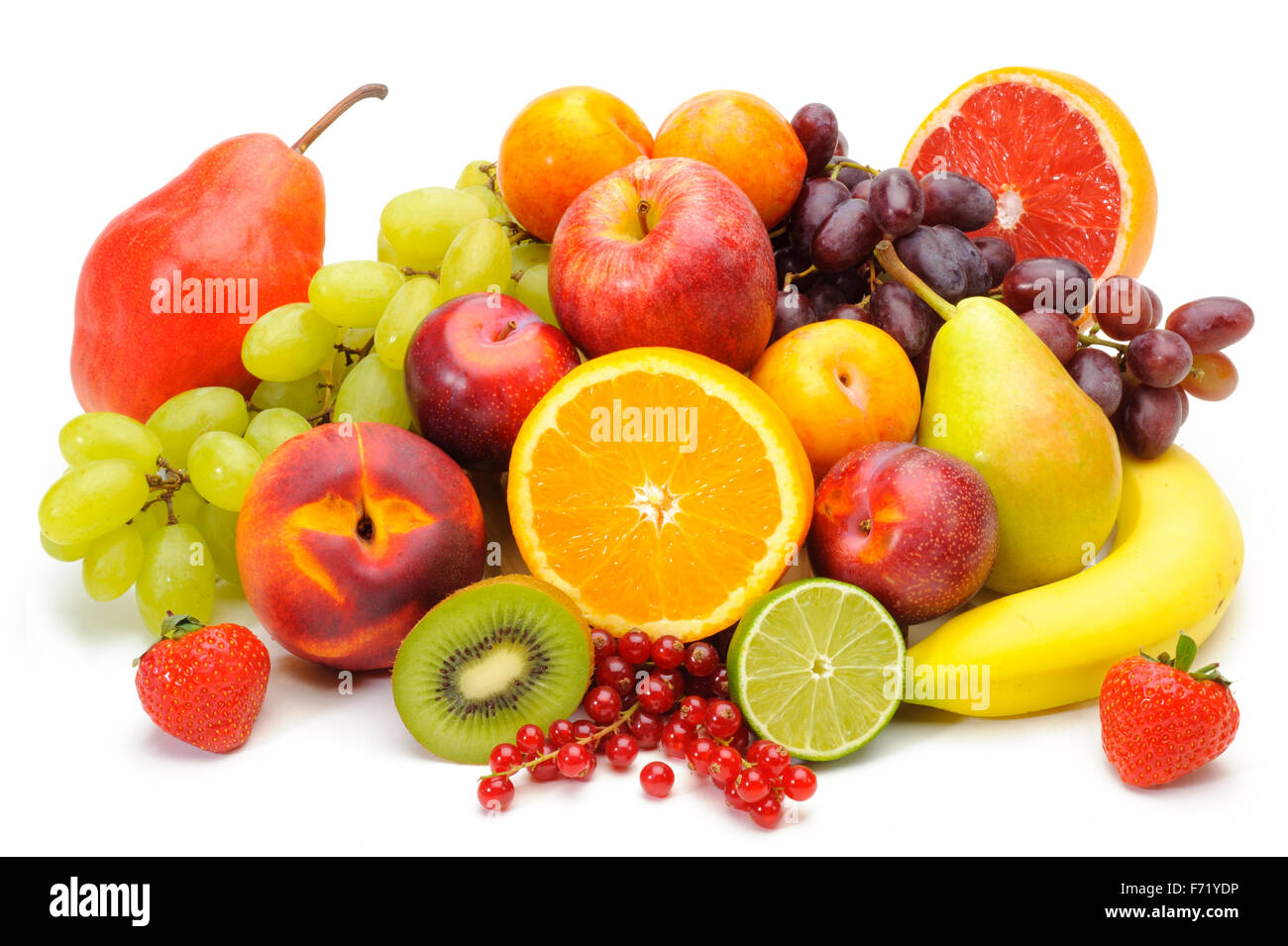 Table with fruits Cut Out Stock Images & Pictures - Alamy