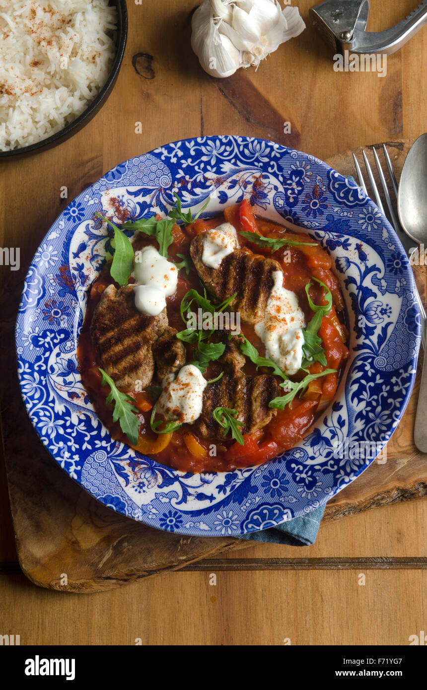 Goulash with rice hi-res stock photography and images - Alamy