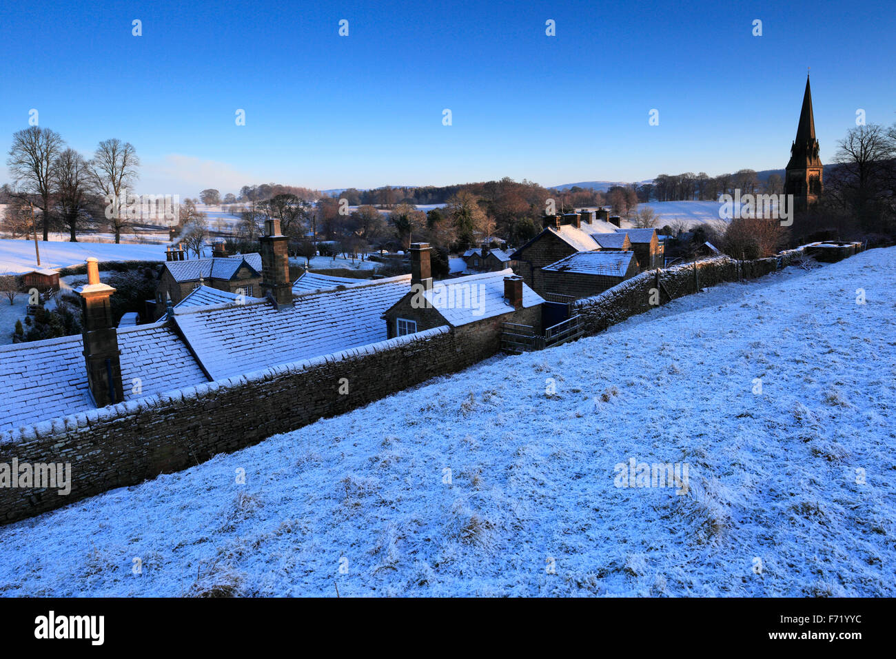 Edensor to chatsworth hi-res stock photography and images - Alamy