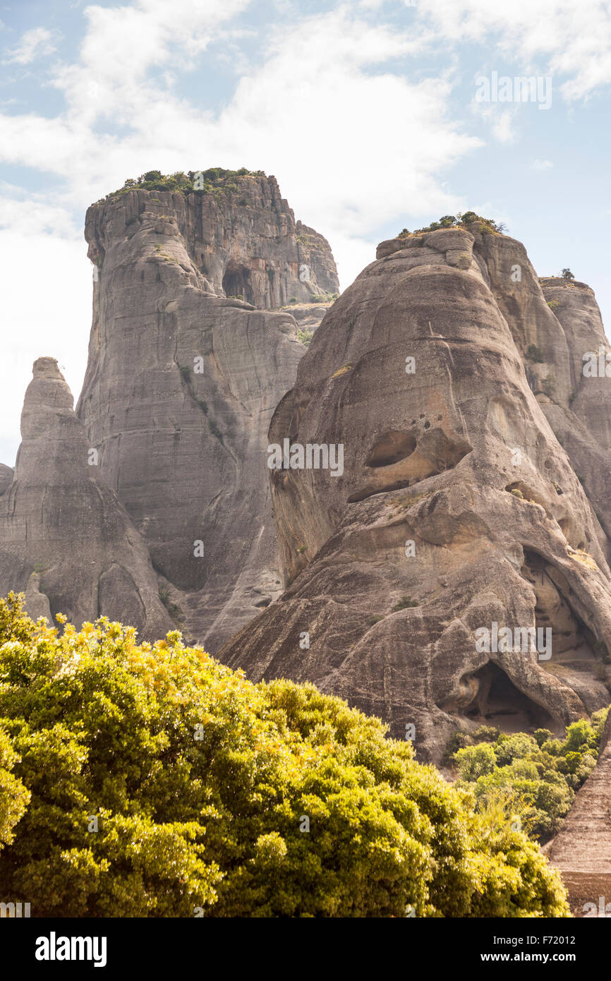 Meteora rock formations hi-res stock photography and images - Alamy