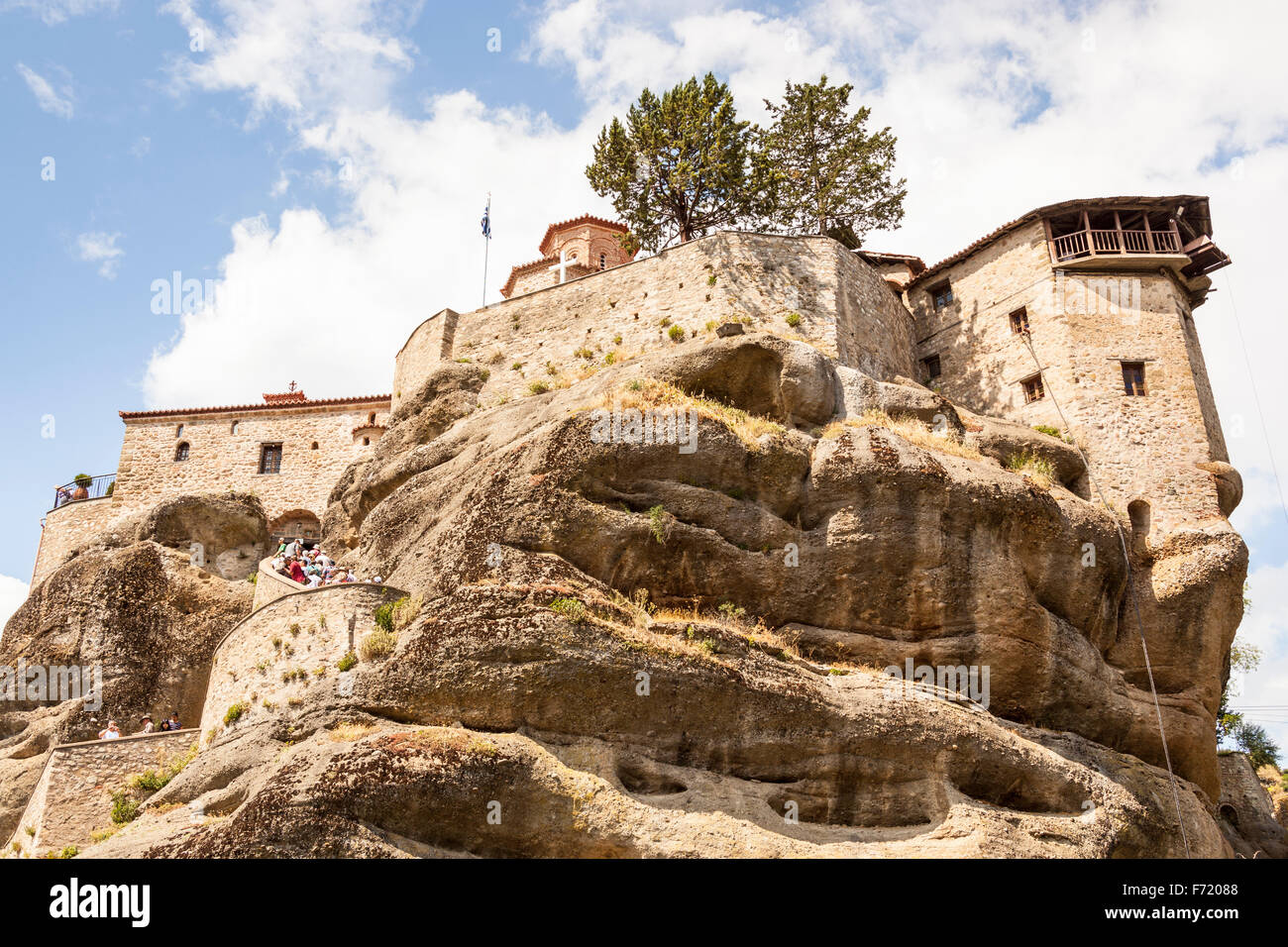 Holy Monastery of Varlaam, Meteora, Thessaly, Greece Stock Photo - Alamy