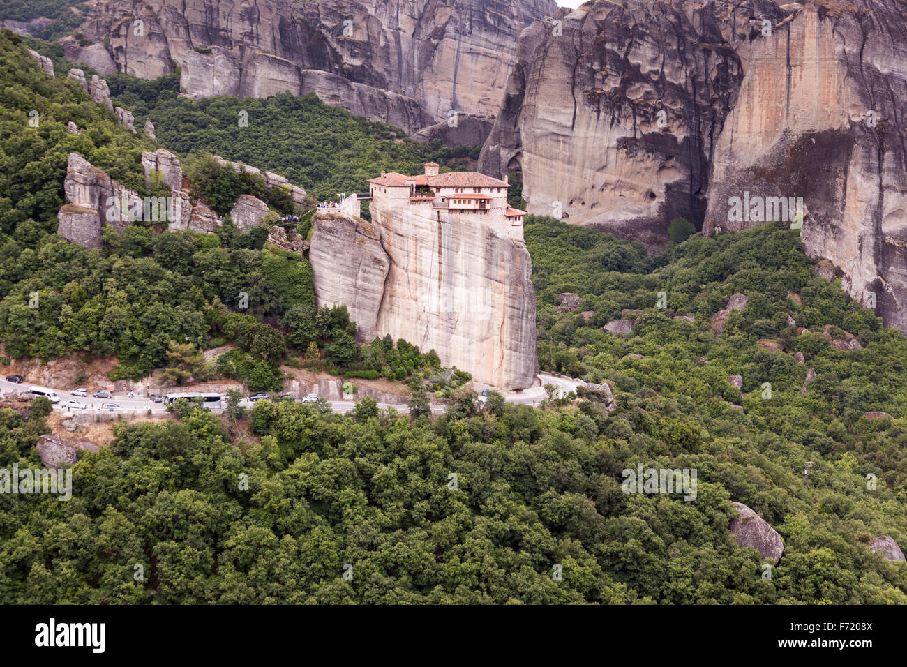 Holy Monastery of Roussanou, Meteora, Thessaly, Greece Stock Photo - Alamy