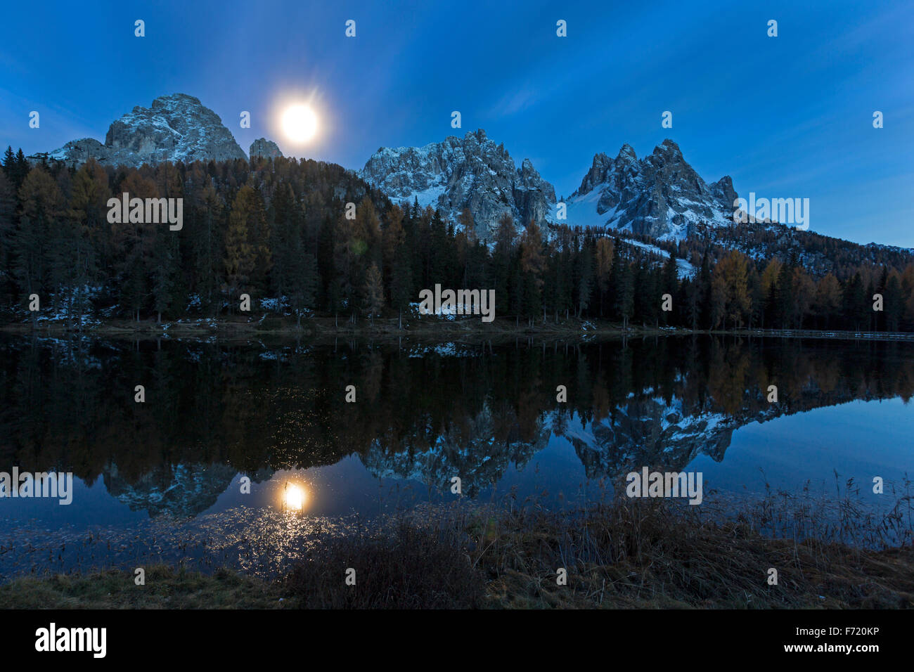 Full moon dolomites hi-res stock photography and images - Alamy