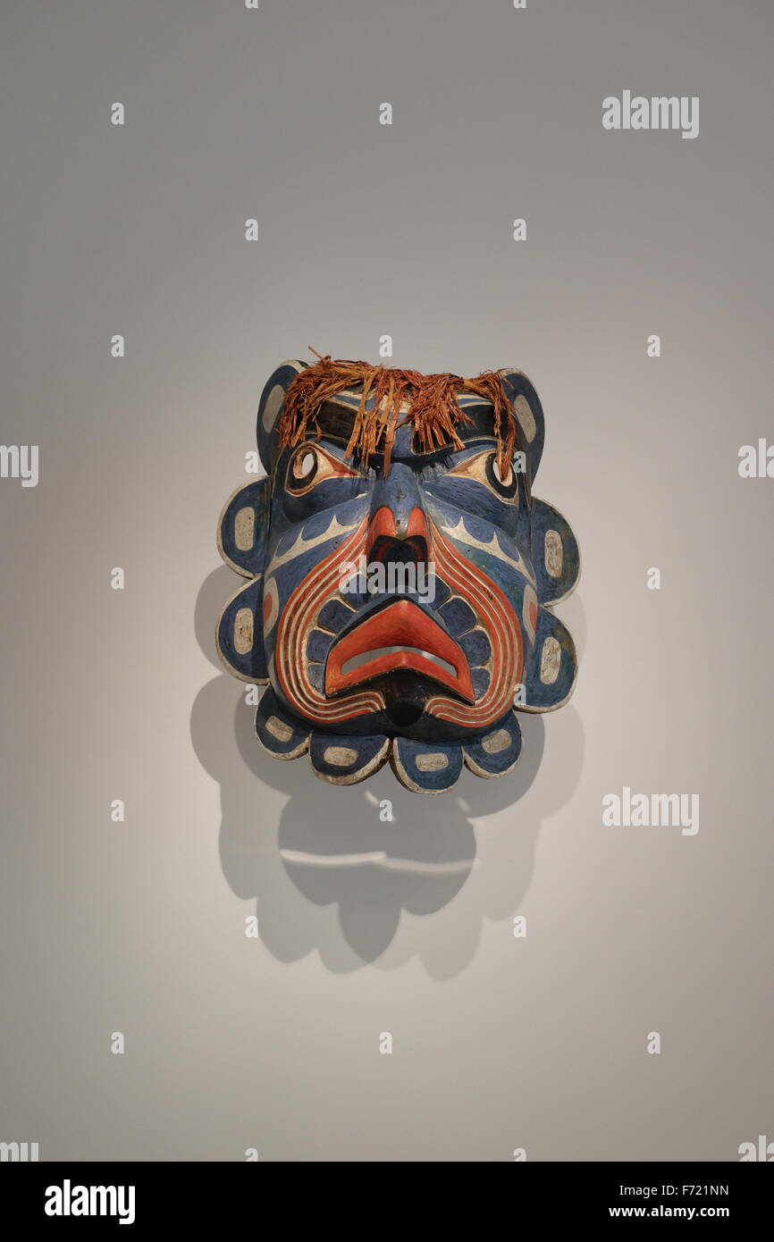 Mask of Kumugwe' (Chief of the Sea), The Seattle Art Museum, Seattle ...