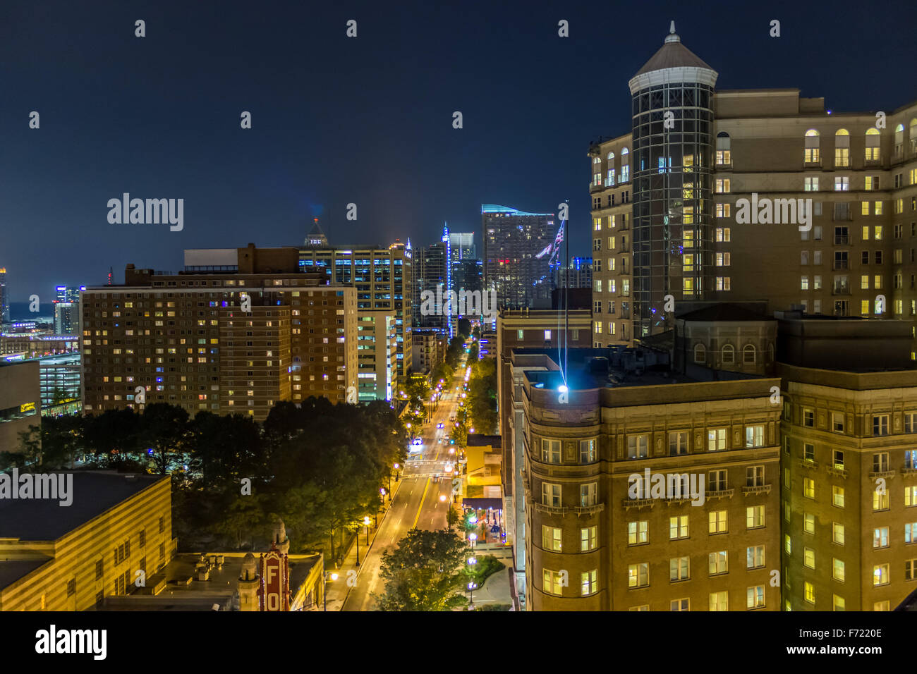 HDR Downtown Atlanta Stock Photo - Alamy