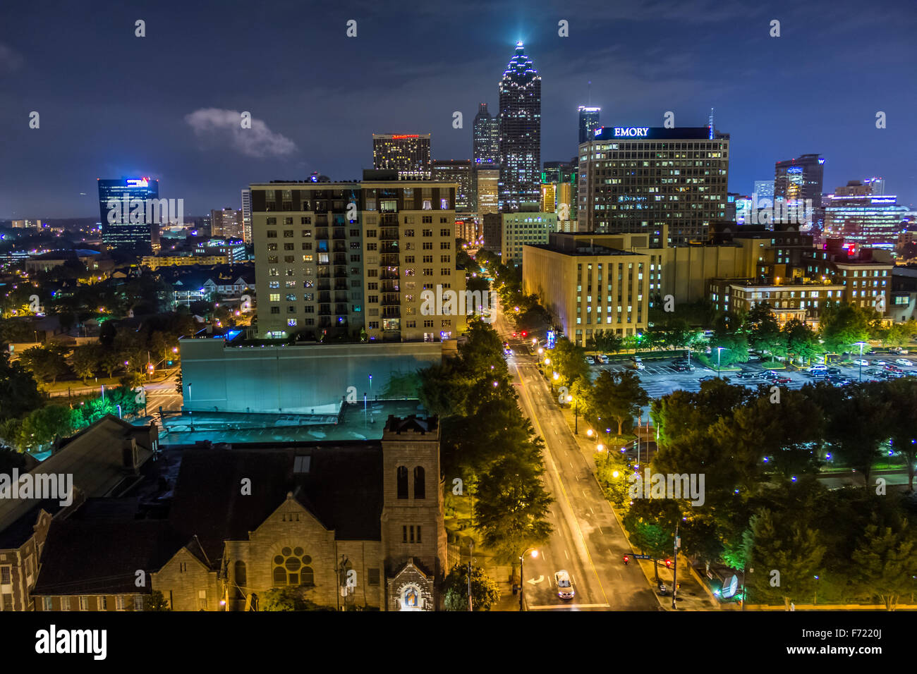 HDR Downtown Atlanta Stock Photo - Alamy